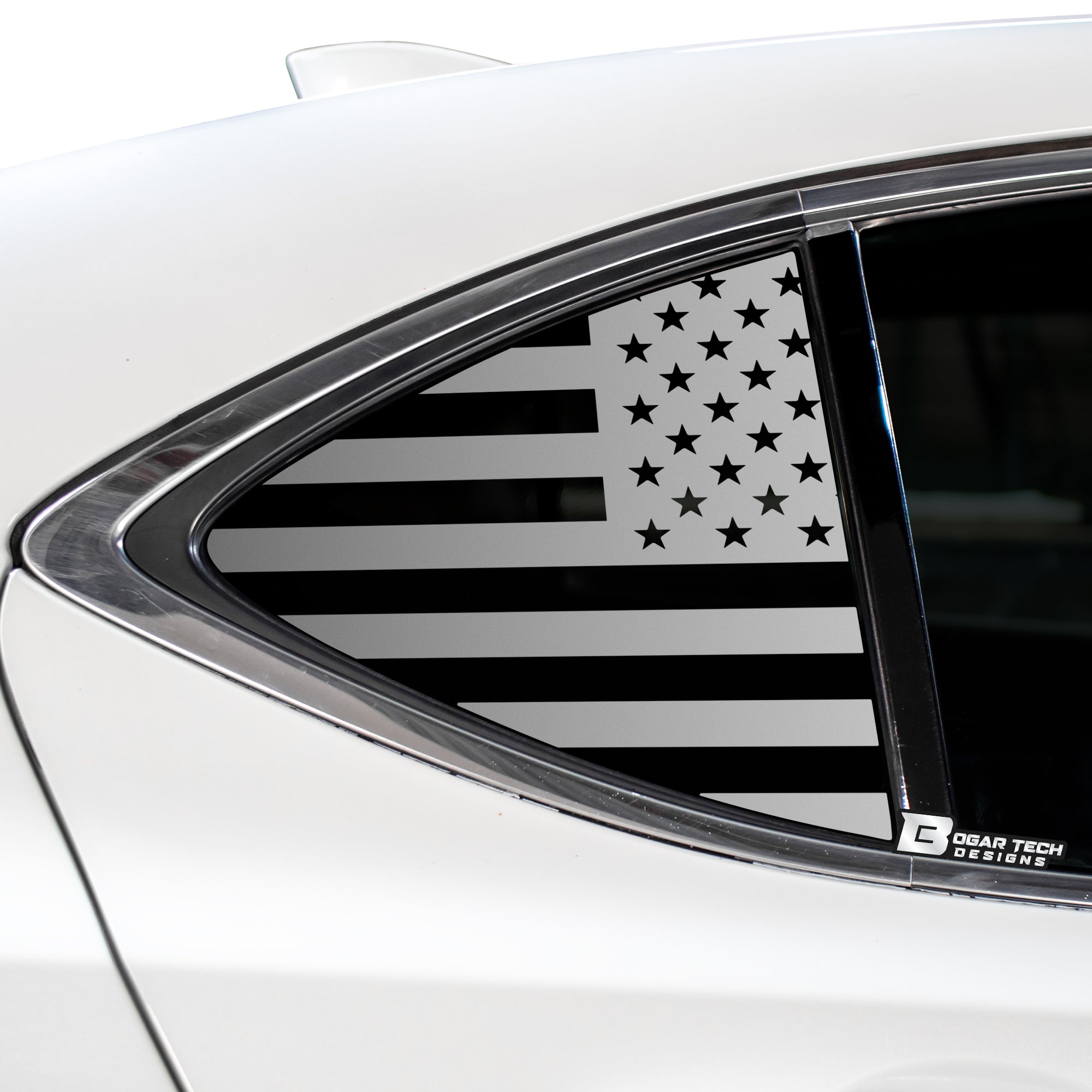 American Flag Quarter Window Decal for Acura TLX 2015–2020 – Precut Ma ...