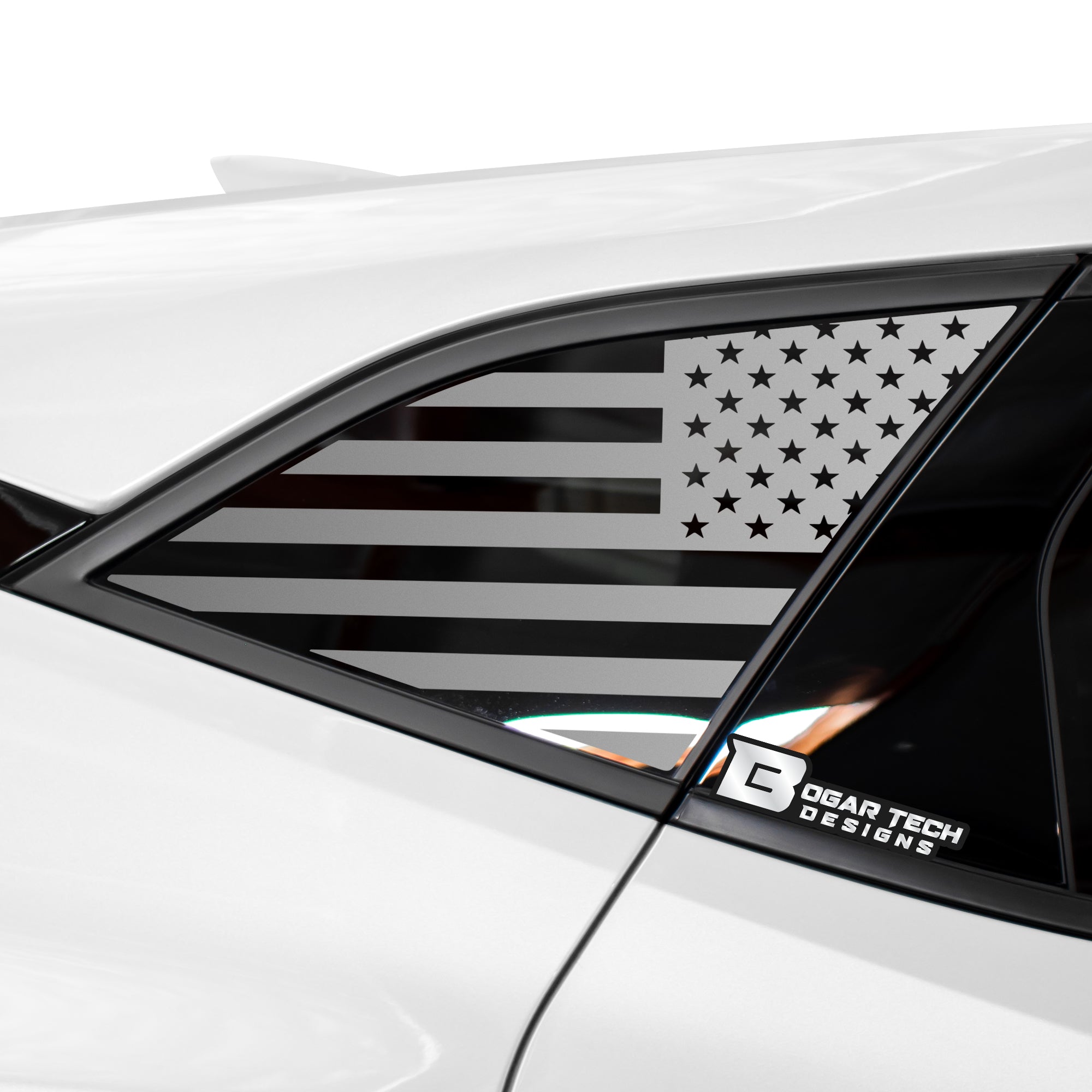 American Flag Rear Quarter Window Vinyl Decal Stickers Fits Chevy Blaz ...