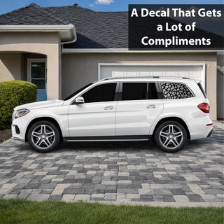 Fits Mercedes-Benz GLS 2017-2019 Animal Leopard Cheetah Cow Window Vin ...