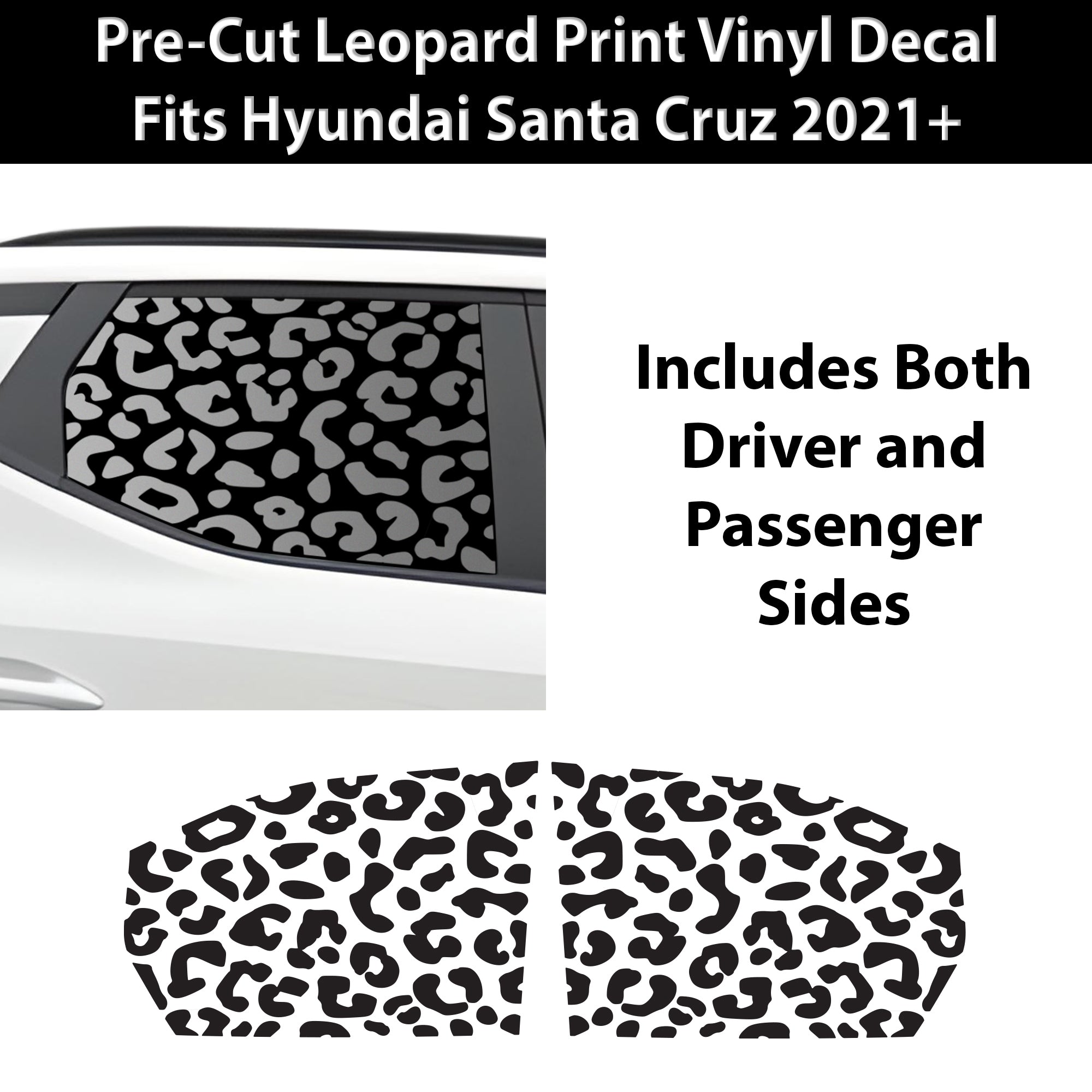 Leopard Cheetah Print Car Window Decals | Page 2 | Bogar Tech Designs