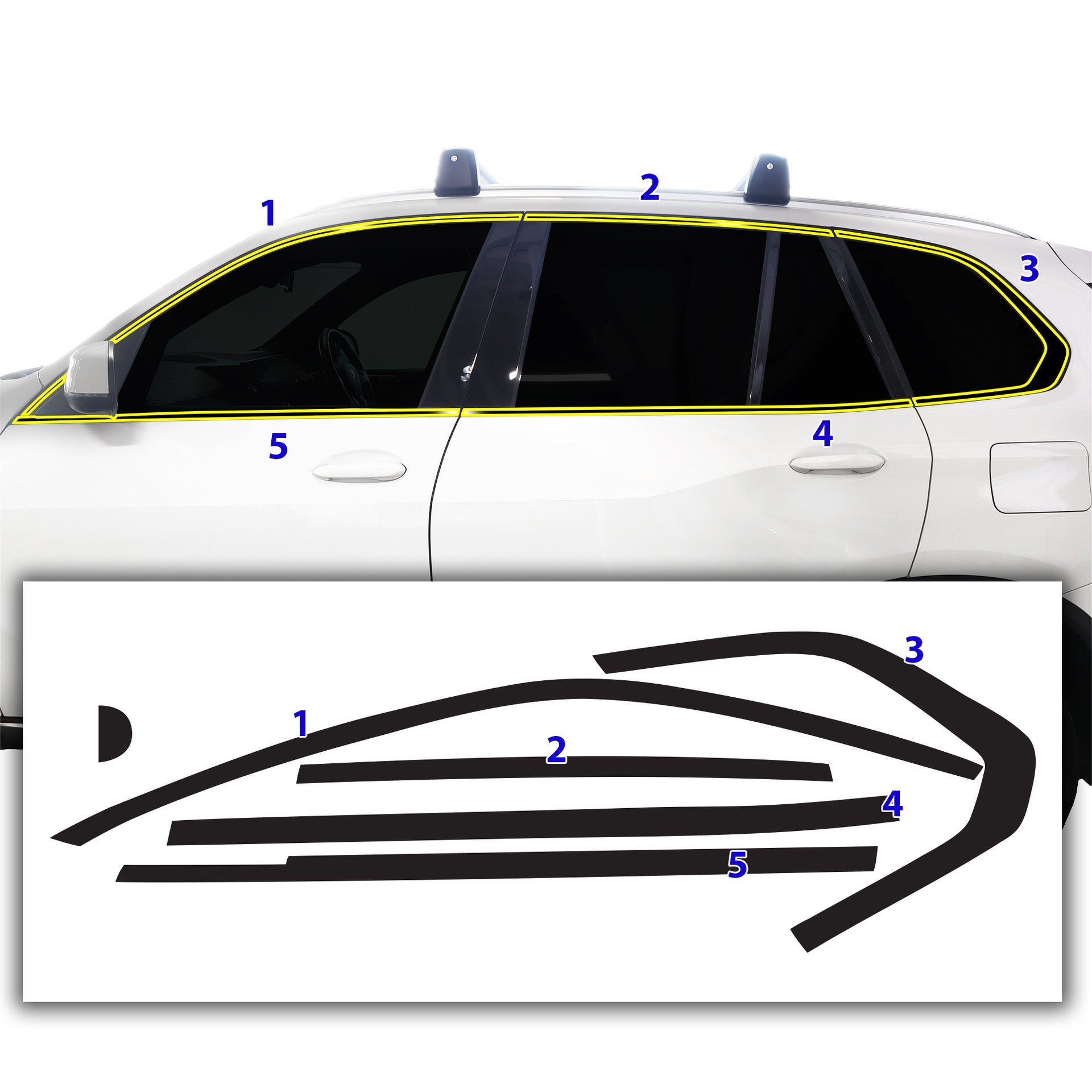 BMW X5 Vinyl Wrap Kits | Chrome Delete, Tint & PPF | Bogar Tech Designs LLC