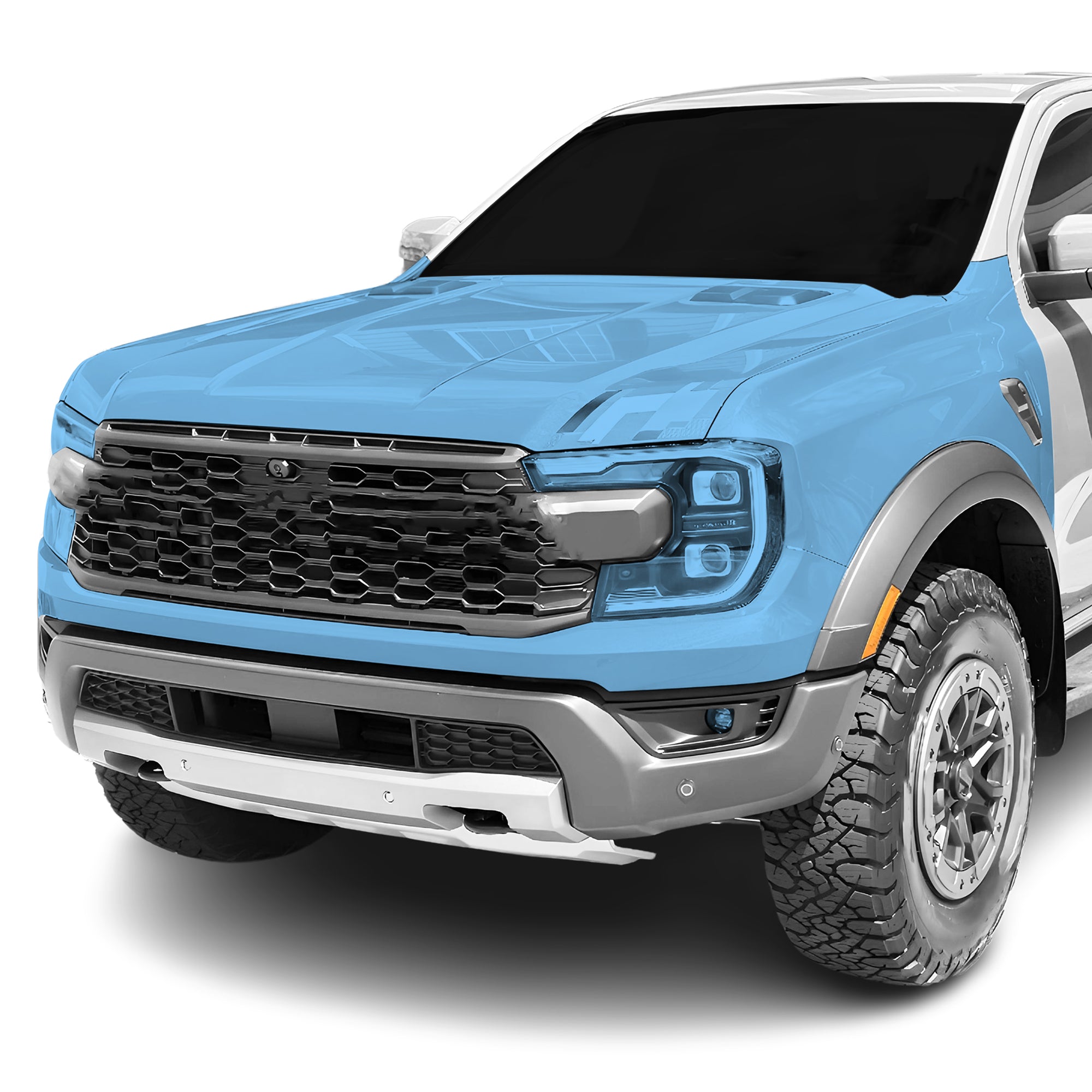 Fits Ford Ranger 2024+ Precut Premium Paint Protection Film Clear Bra ...
