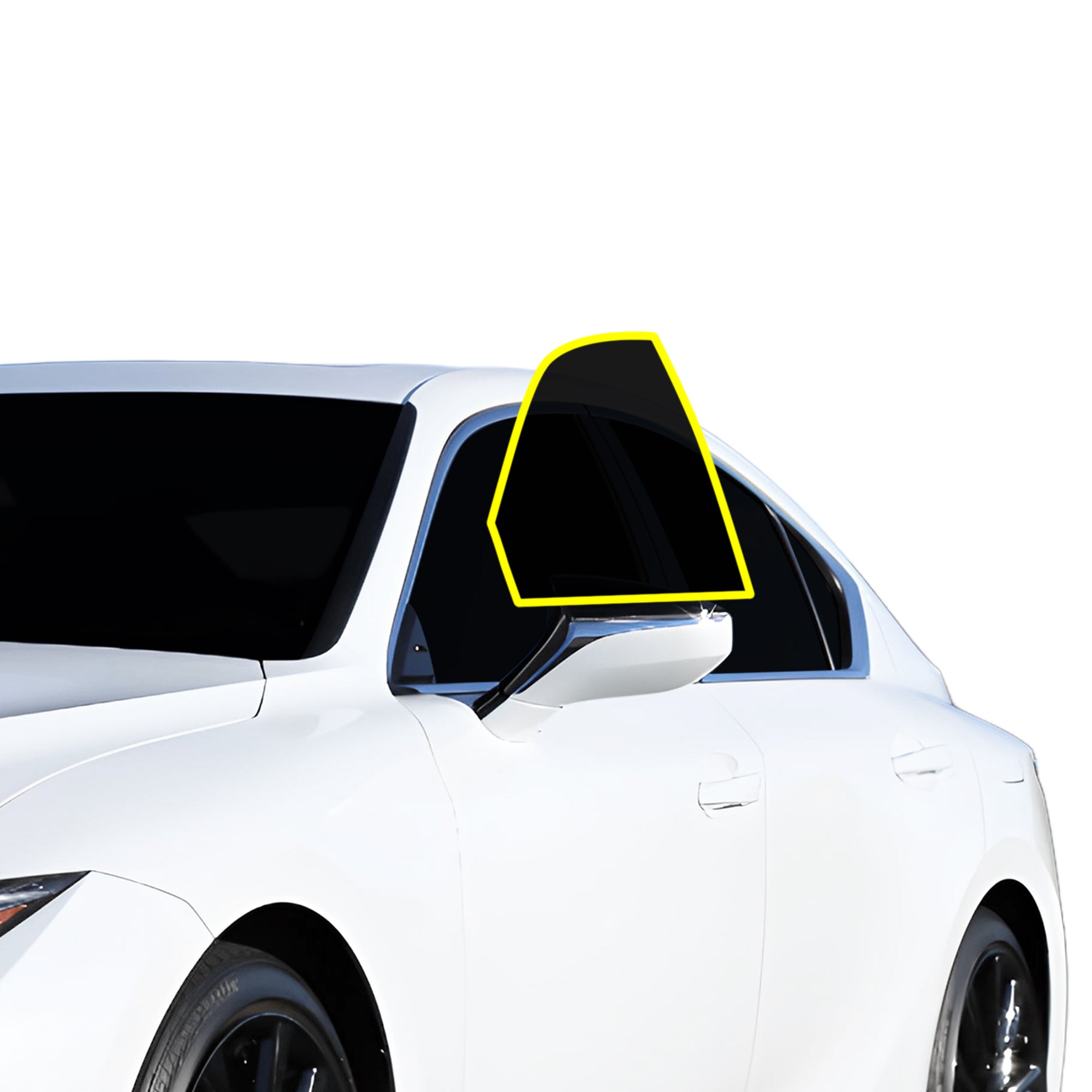 Lexus IS 2021-2026 Window Trim Blackout Chrome Delete Kit - Precut Glo ...