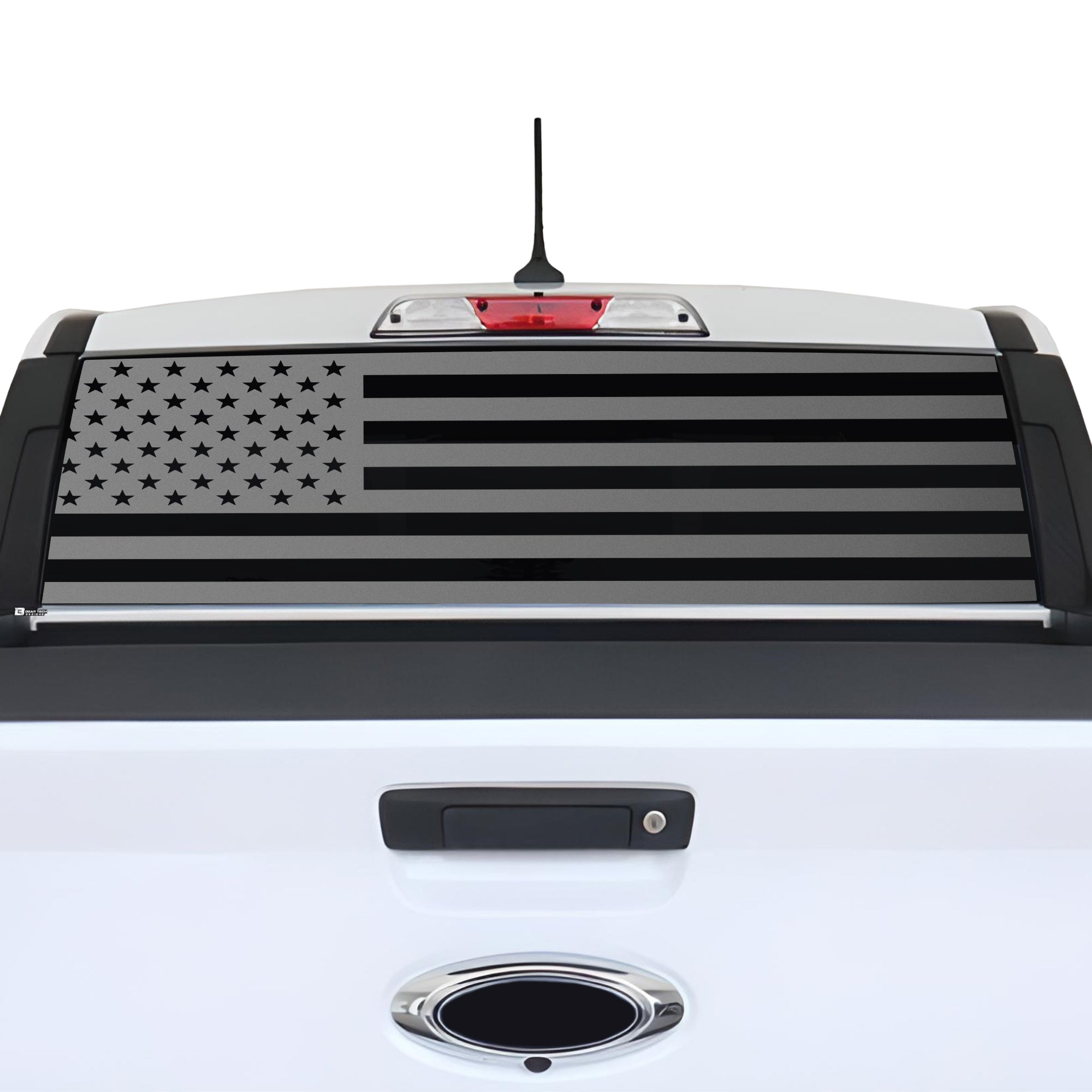 American Flag Rear Window Windshield Vinyl Decal Stickers Fits Ford Ma ...