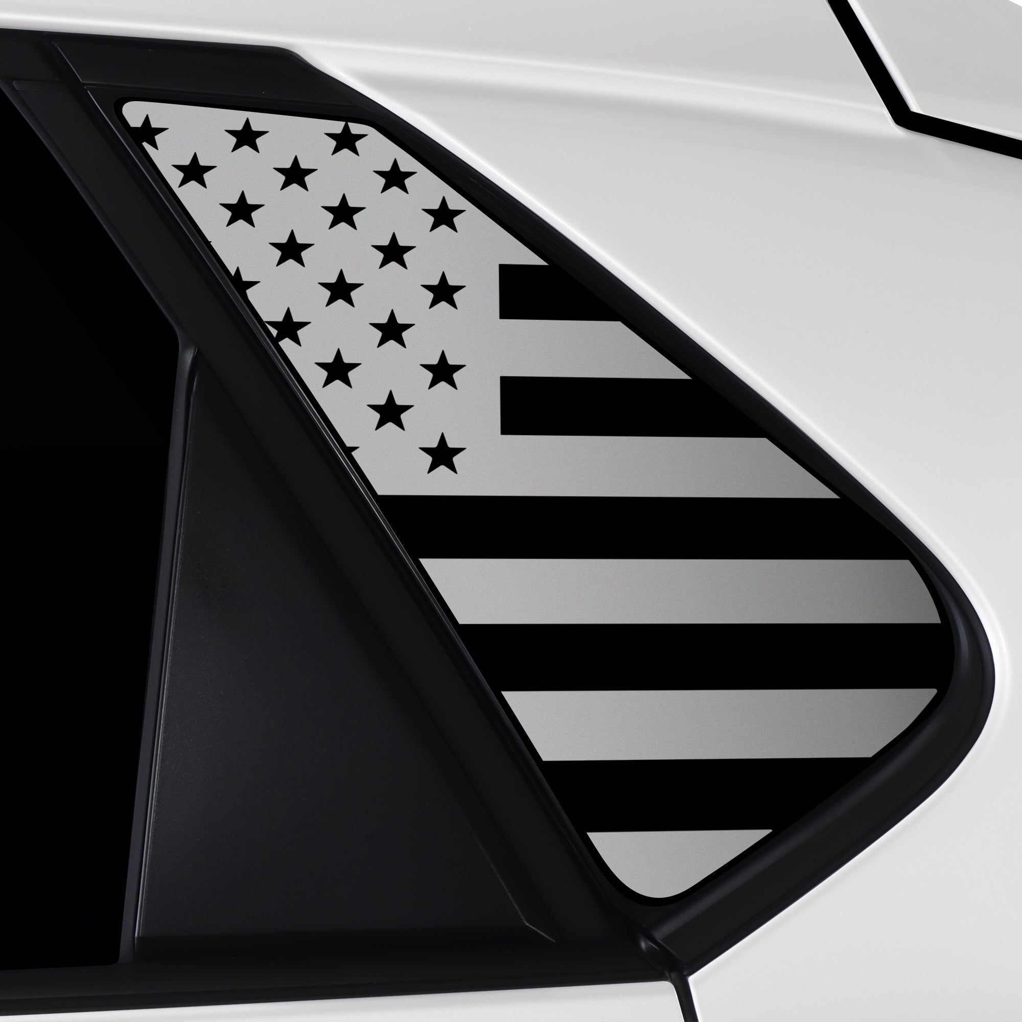 Quarter Window American Flag Vinyl Decal Stickers Fits Toyota BZ4X 202 ...