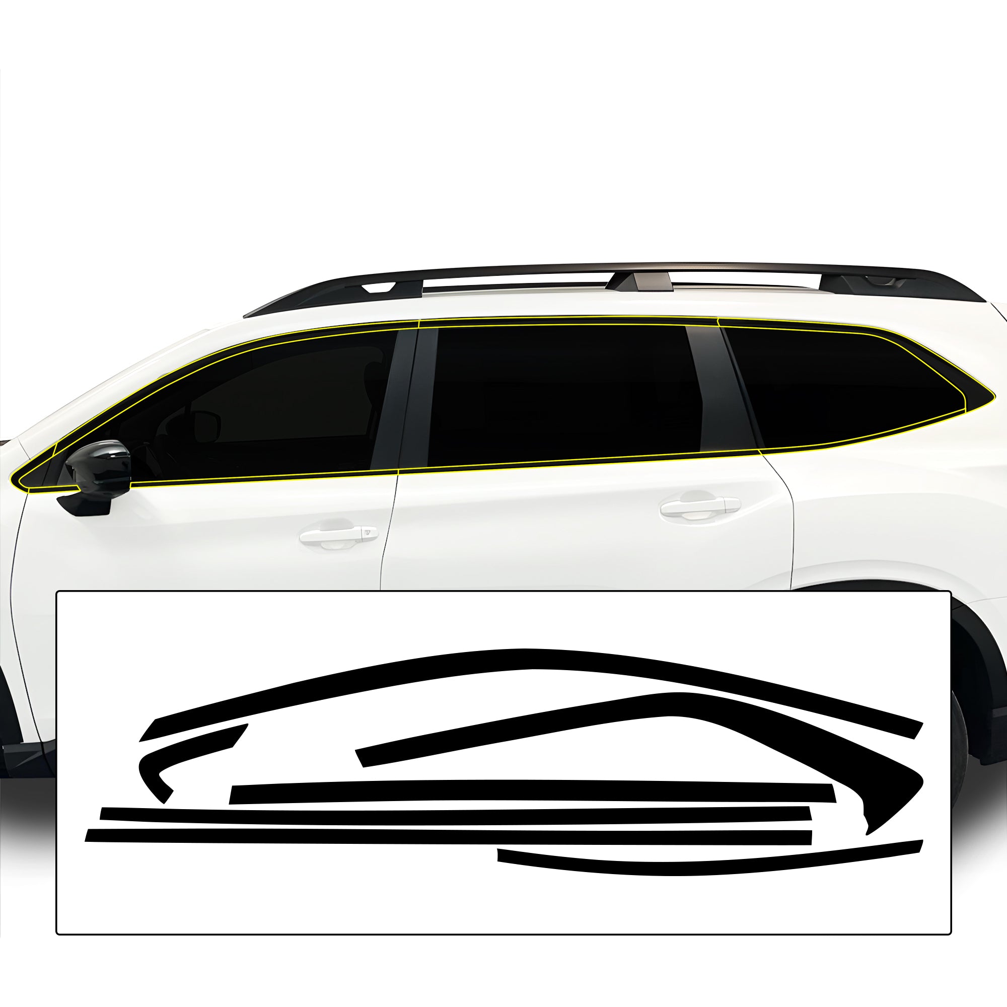 Vinyl Chrome Delete Grille Rear Bumper Wheel Blackout Decal Stickers O ...
