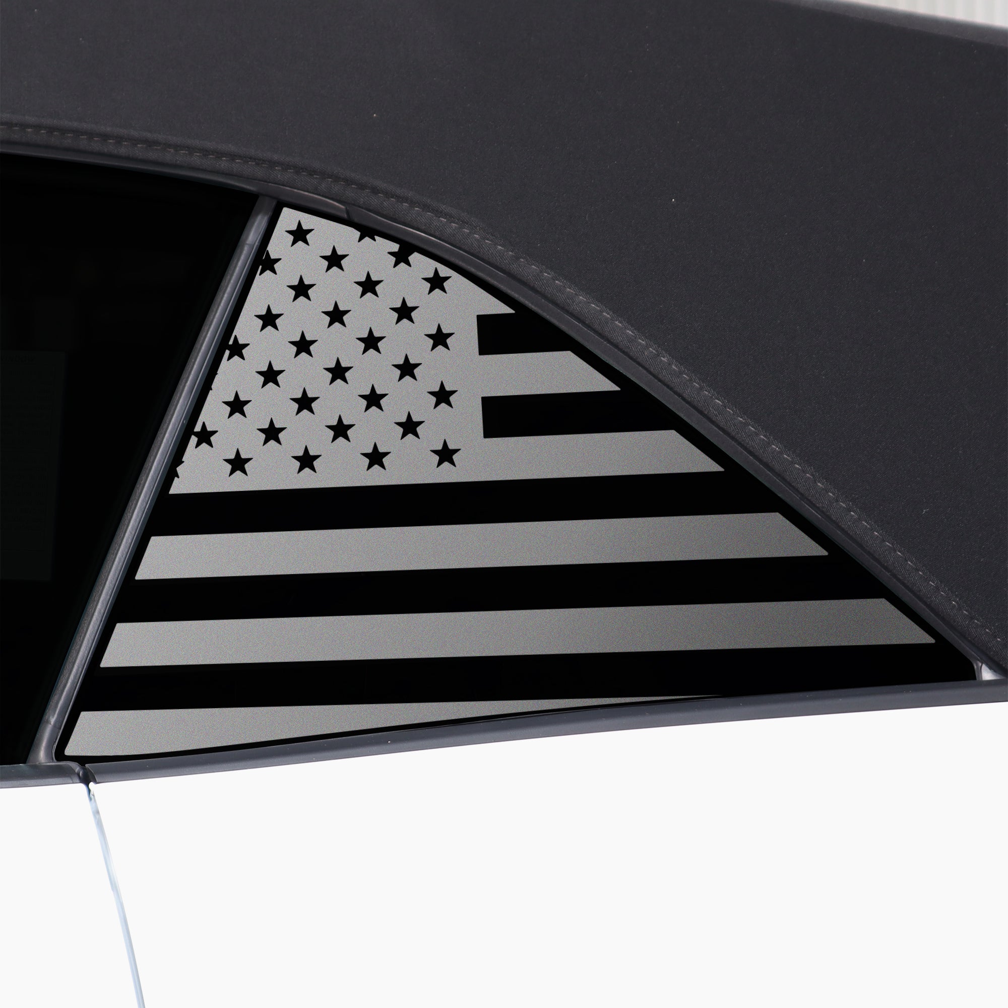 Quarter Window American Flag Vinyl Decal Stickers Fits Ford Mustang Co ...