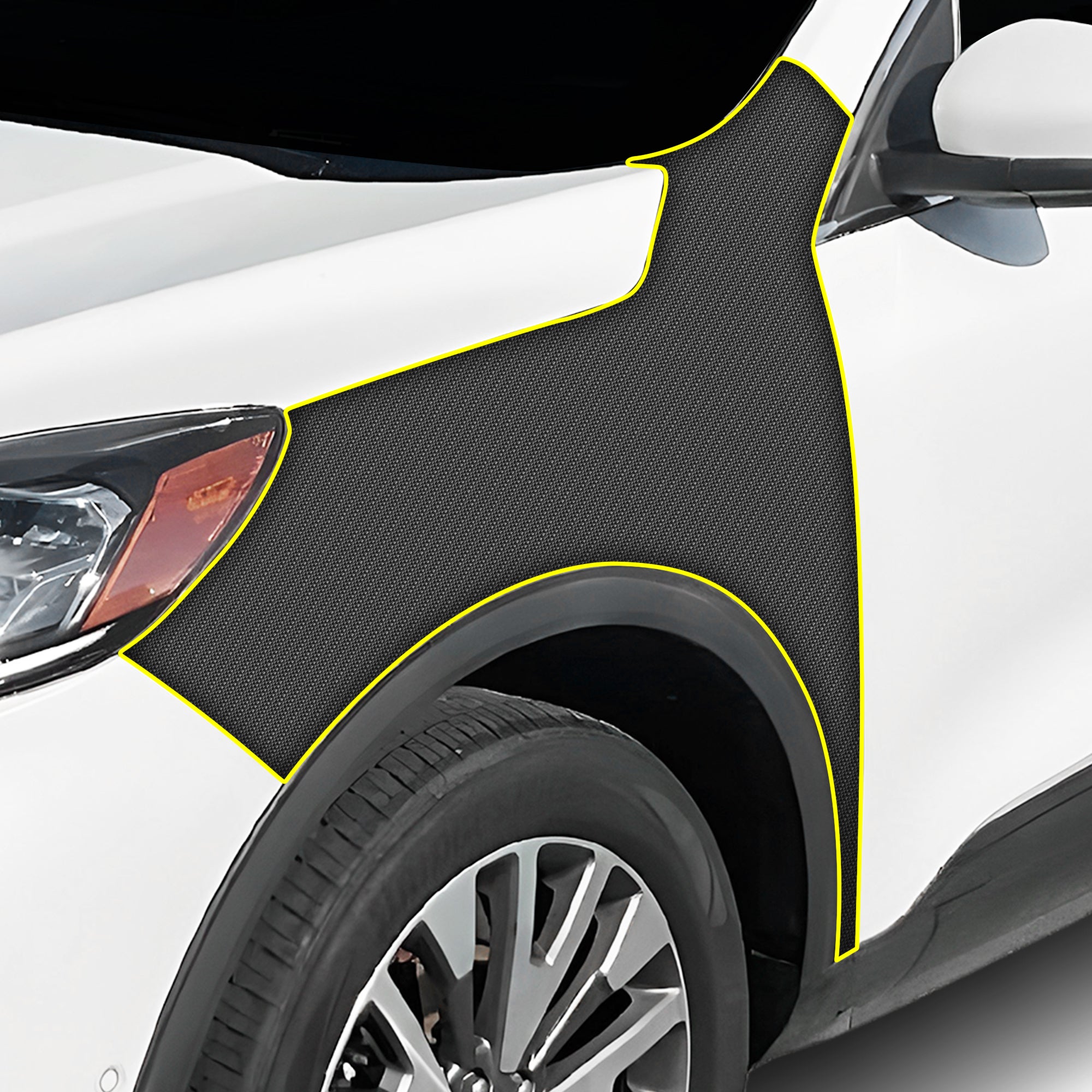 Fits Ford Escape 2020+ Precut Premium Gloss Black Carbon Fiber Fender ...