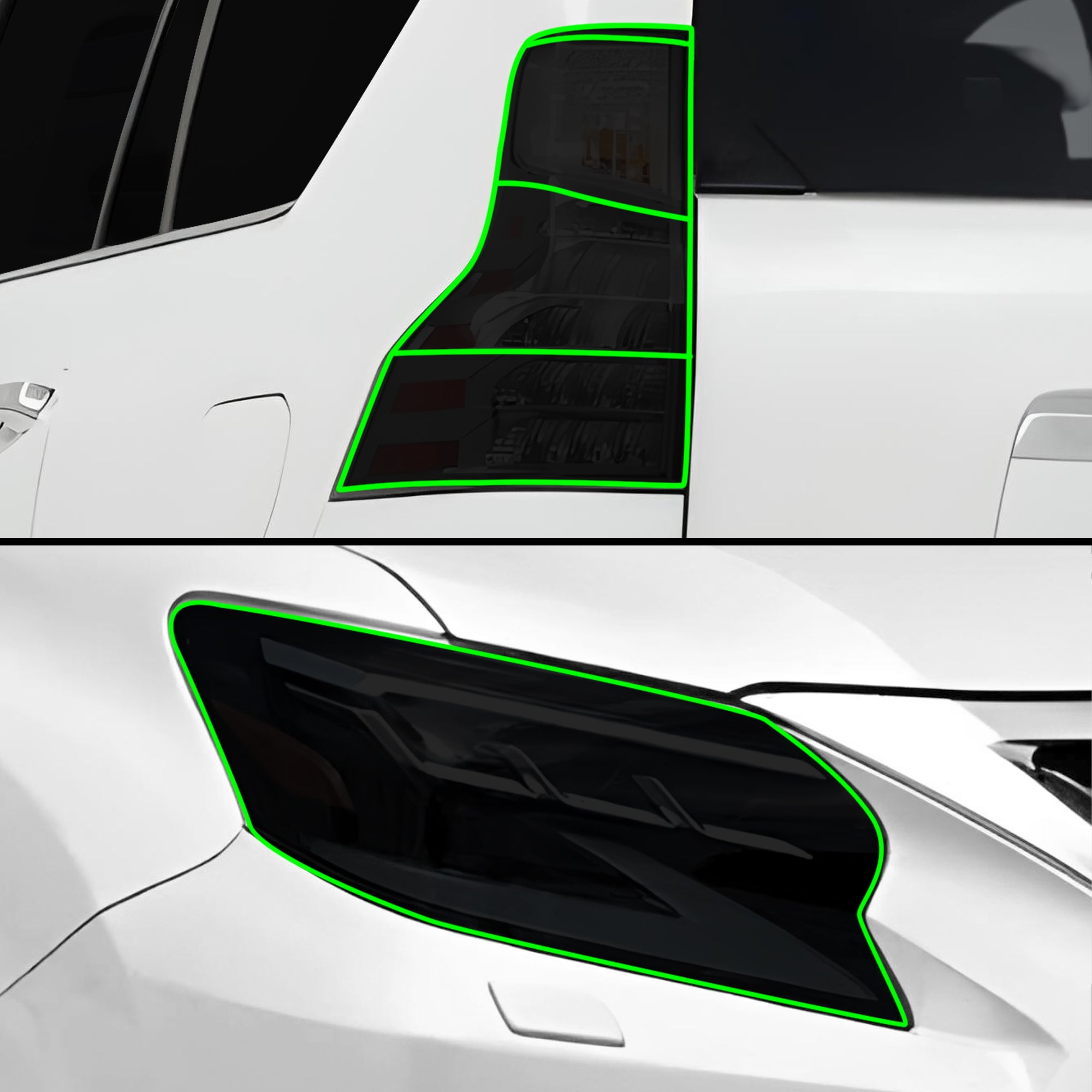 Lexus GX 2014–2023 Dark Smoke Headlight & Taillight Tint Kit – Precut ...
