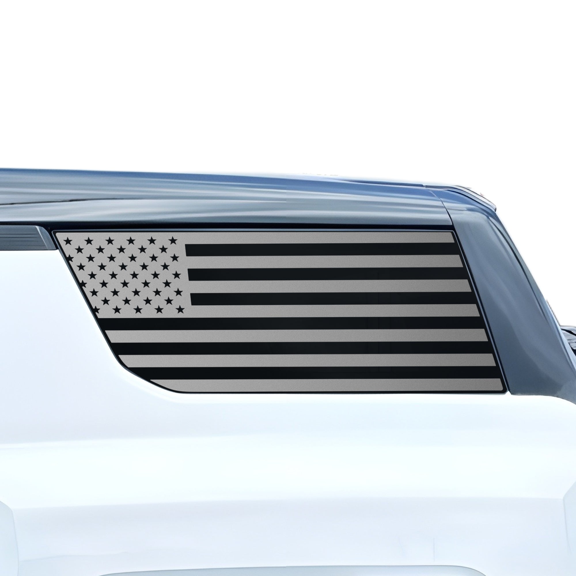 Fits GMC Hummer EV SUV 2024-2025 Quarter Window American Flag Vinyl De ...