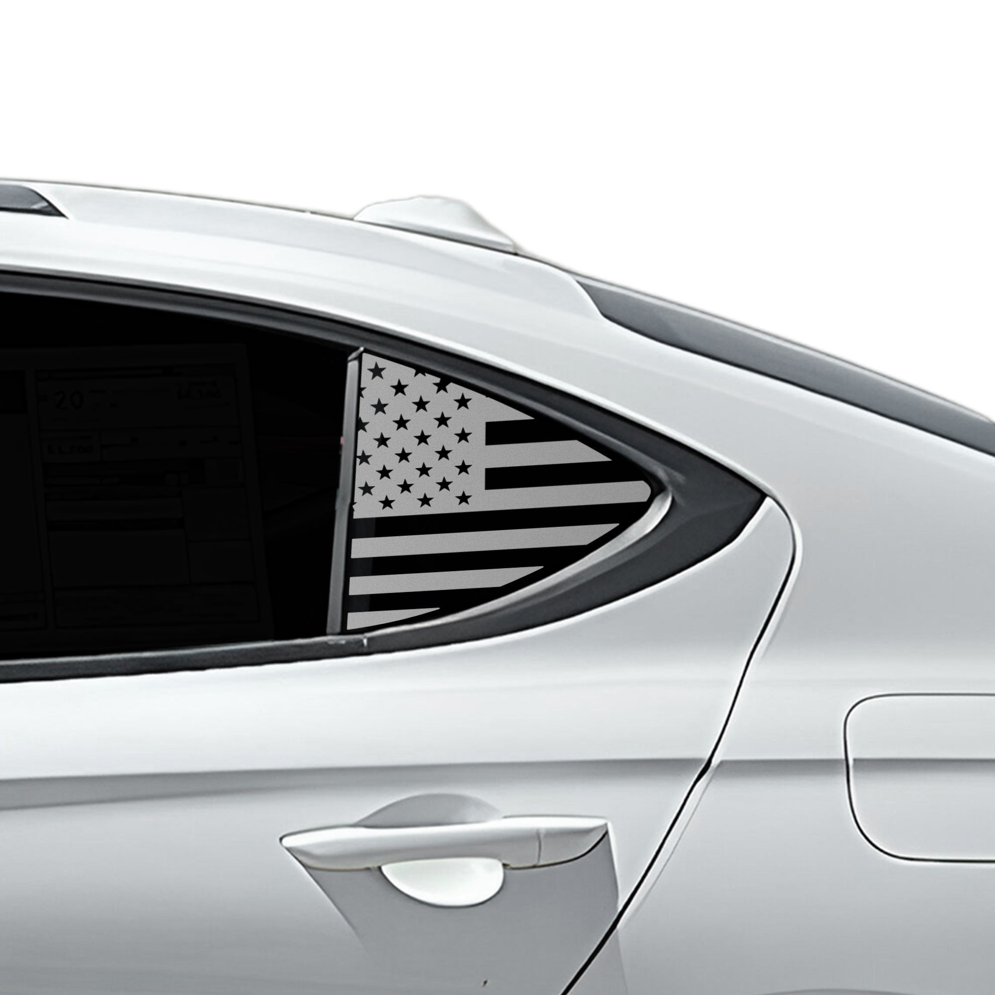American Flag Quarter Window Decal for Genesis G70 2019-2026 – Precut ...