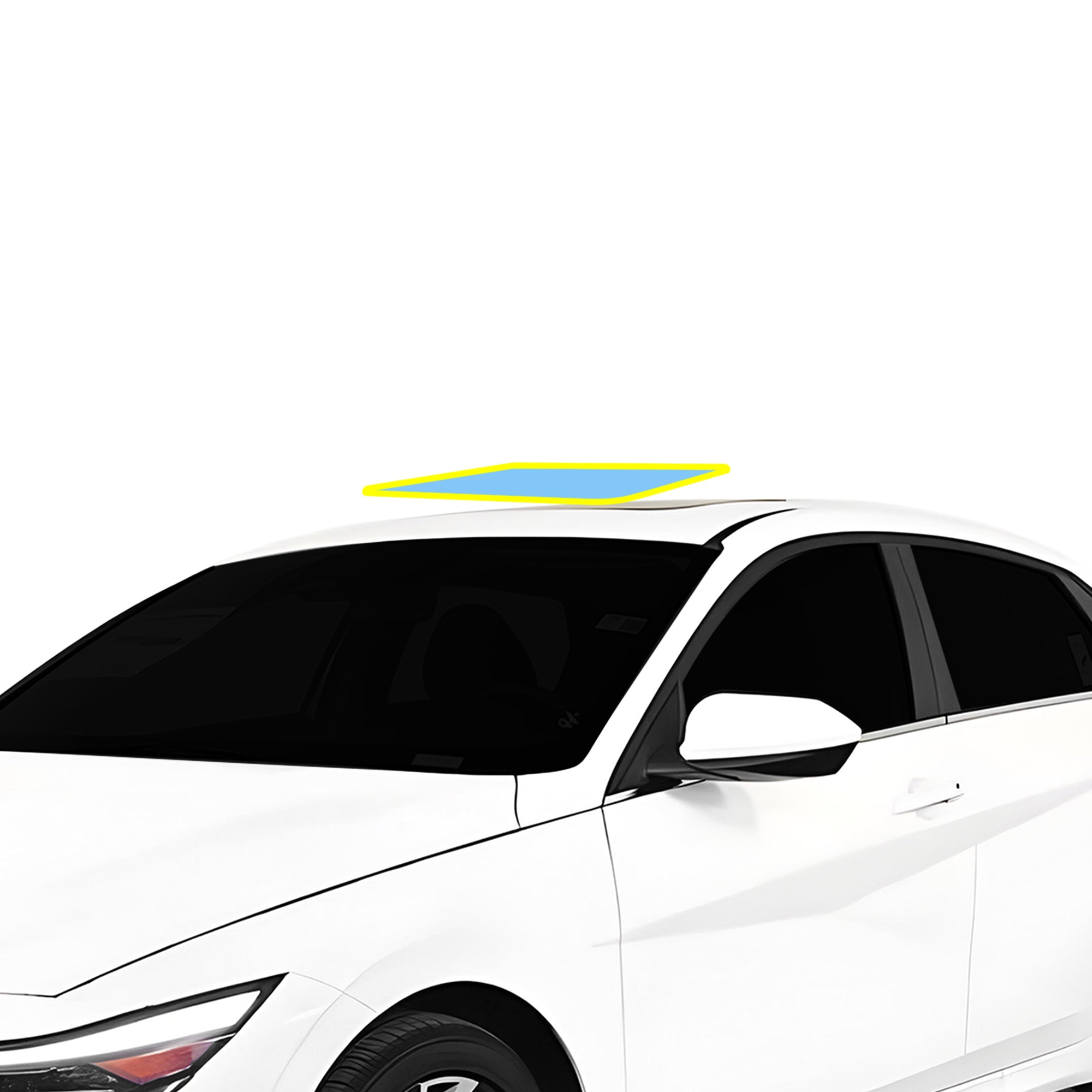 Fits Hyundai Elantra 2021+ Precut Premium Sunroof Panoramic Roof Prote ...