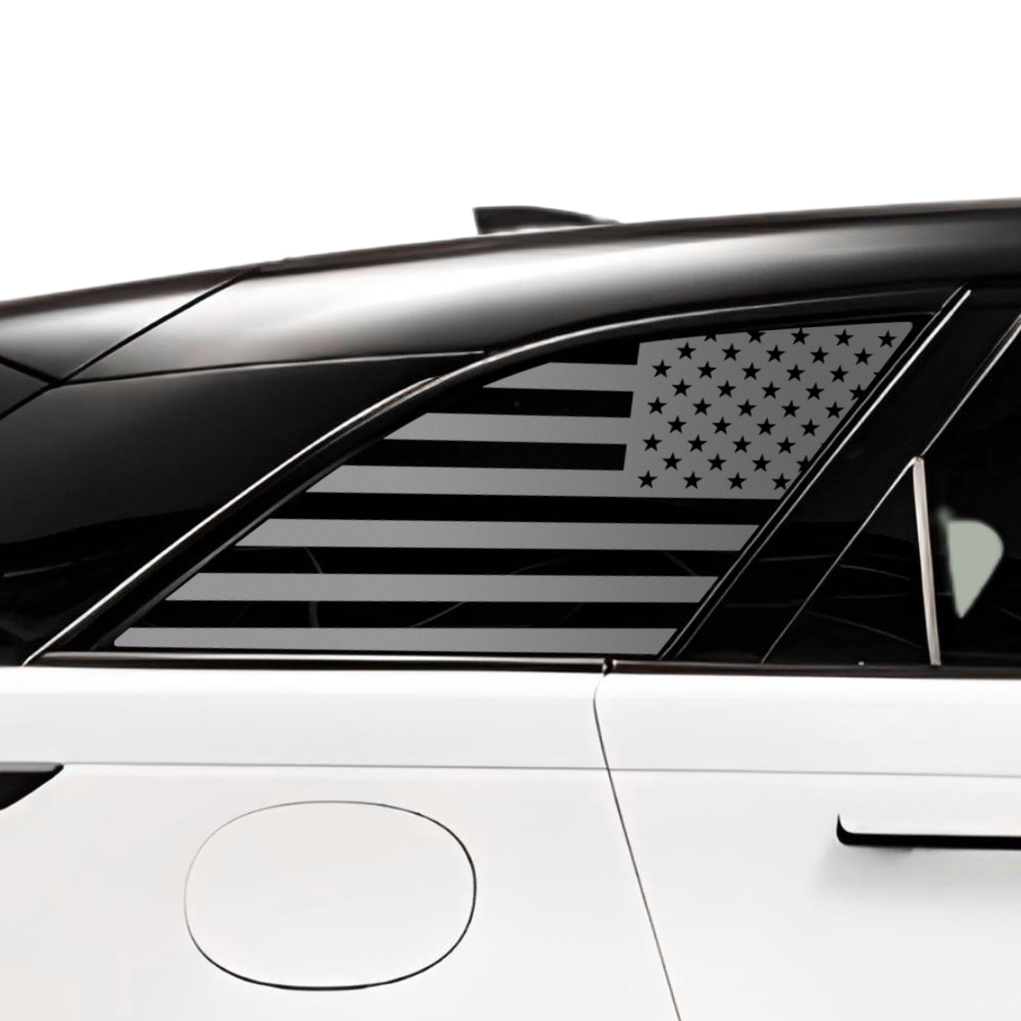 Quarter Window American Flag Vinyl Decal Stickers Fits Range Rover Vel ...