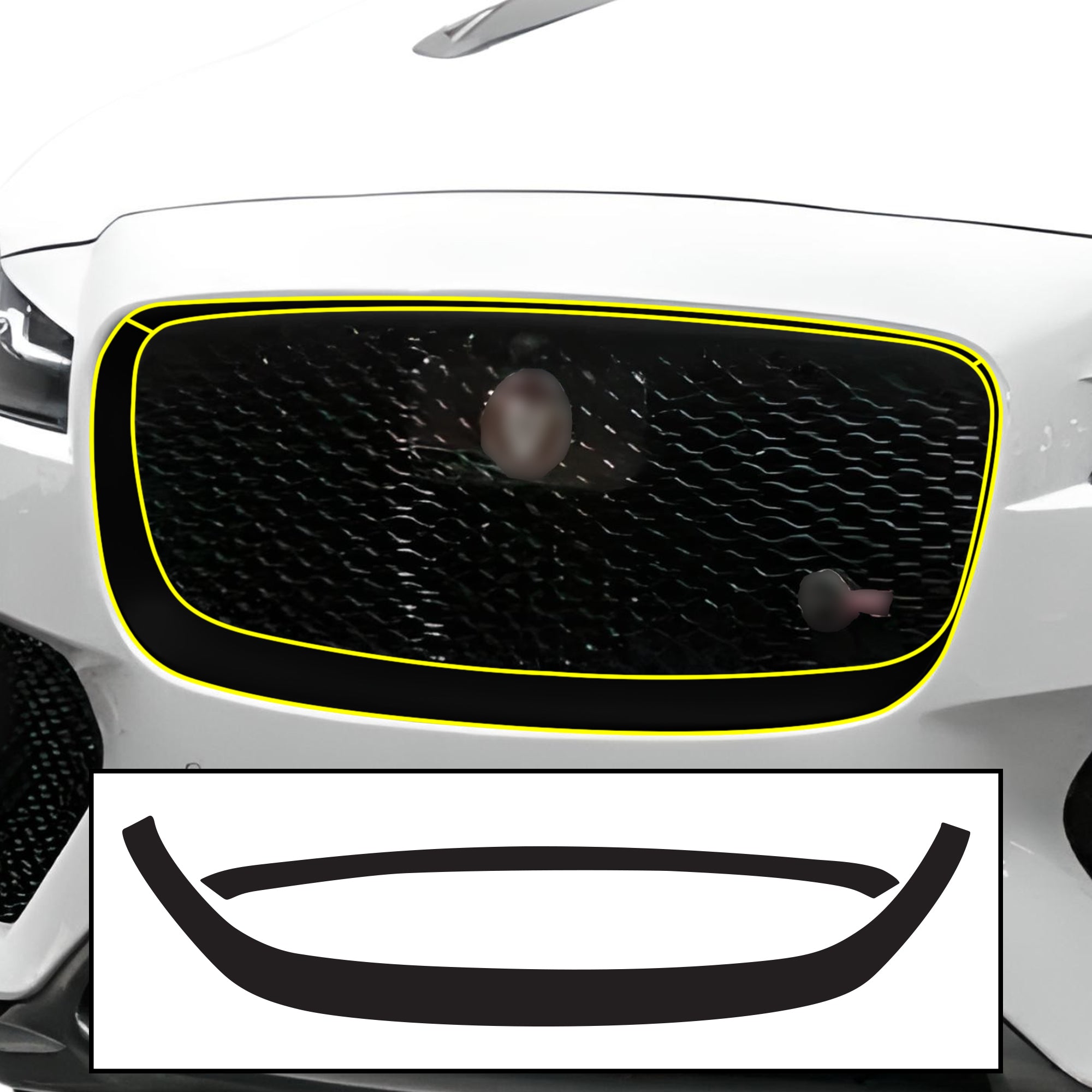Jaguar F-Pace 2017-2026 Blackout Chrome Delete Kit – Precut Gloss Blac ...