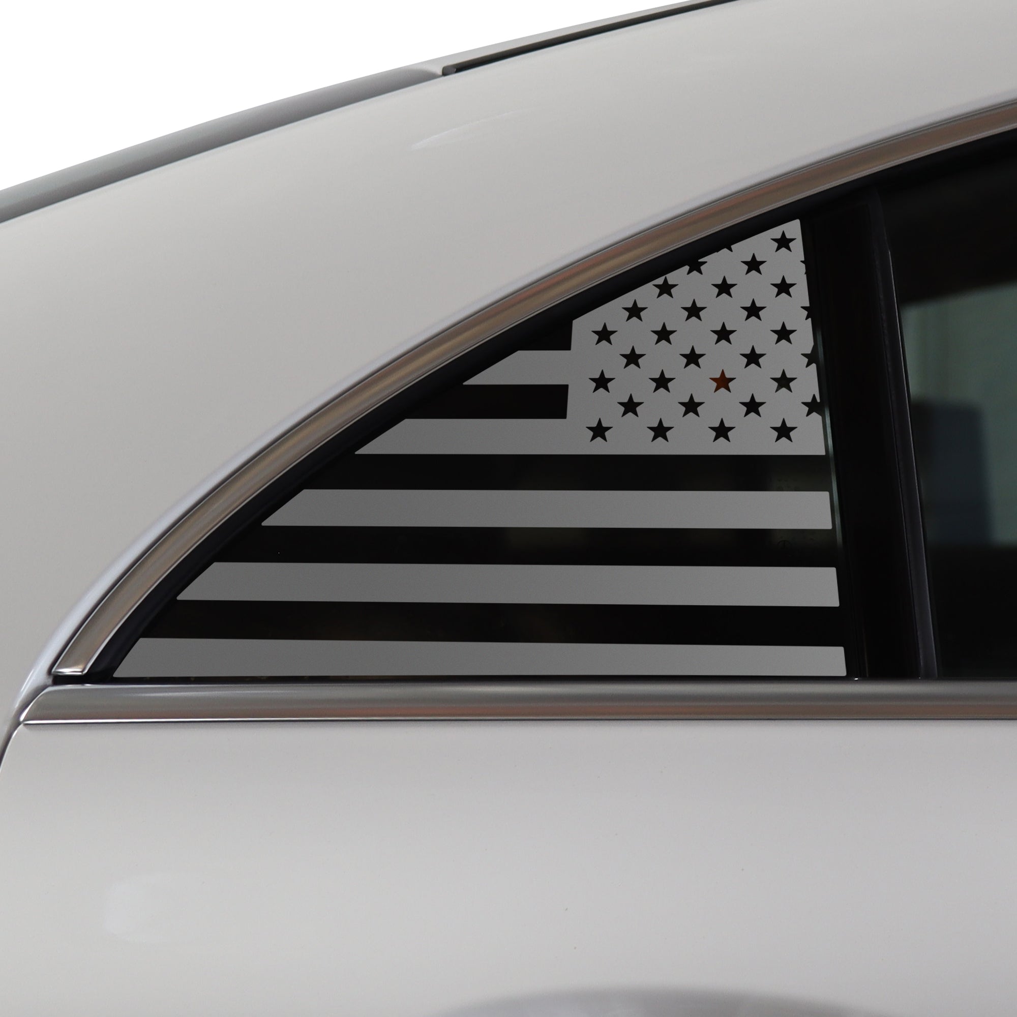 Quarter Window American Flag Vinyl Decal Stickers Fits Mercedes Benz C ...