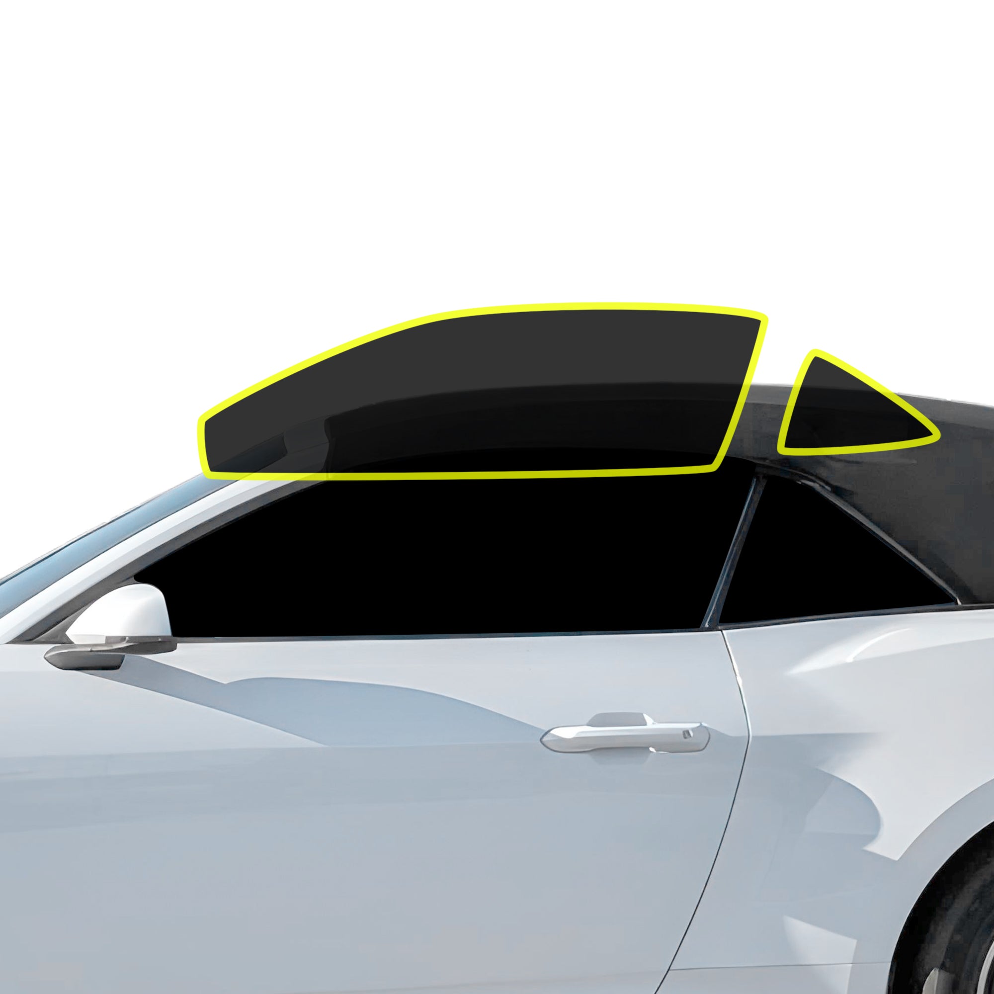 Ford Mustang Convertible 2024+ Full Windows + Windshield Ceramic Windo ...