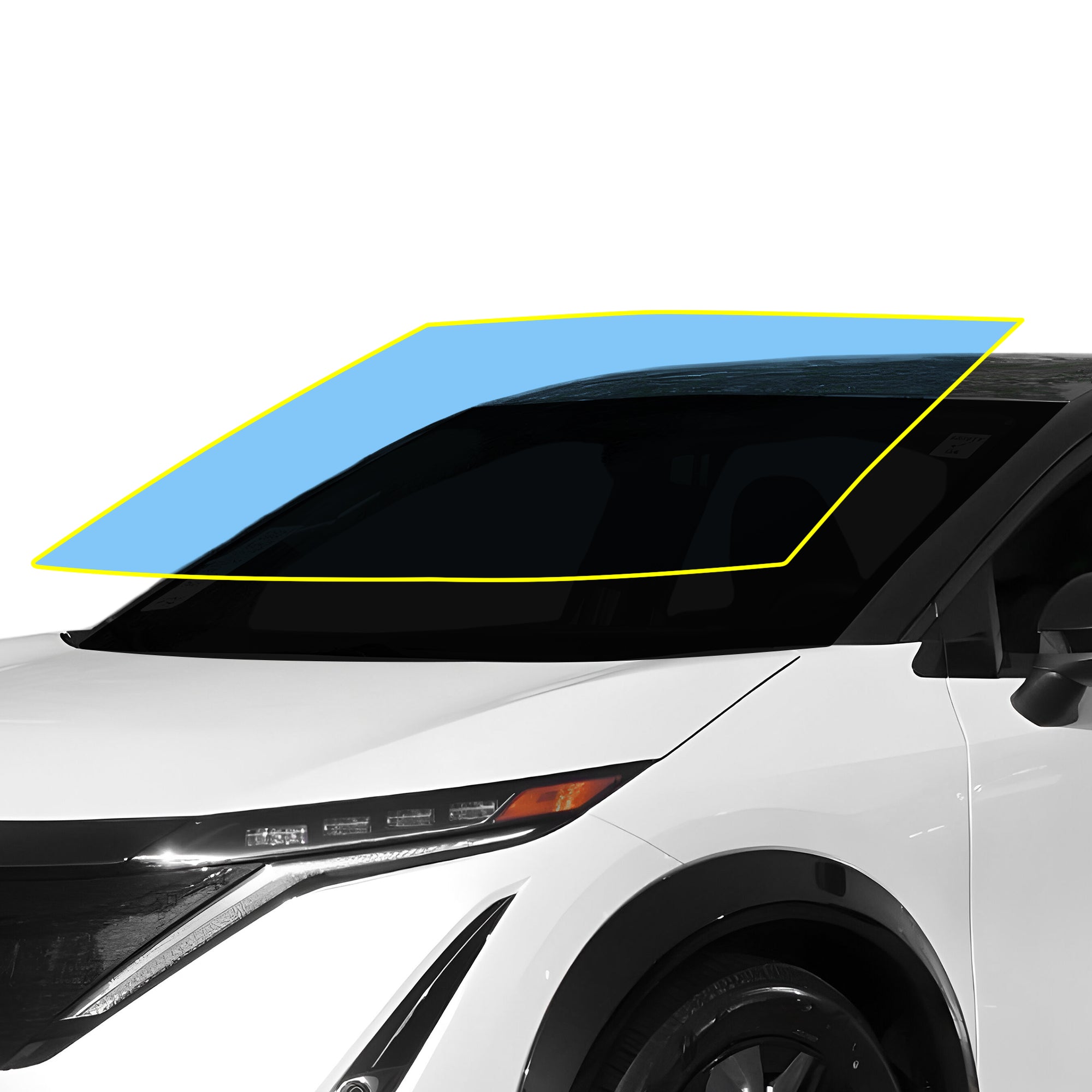 Nissan Ariya 2023+ Windshield Protection Film Kit – Precut Clear PPF ...