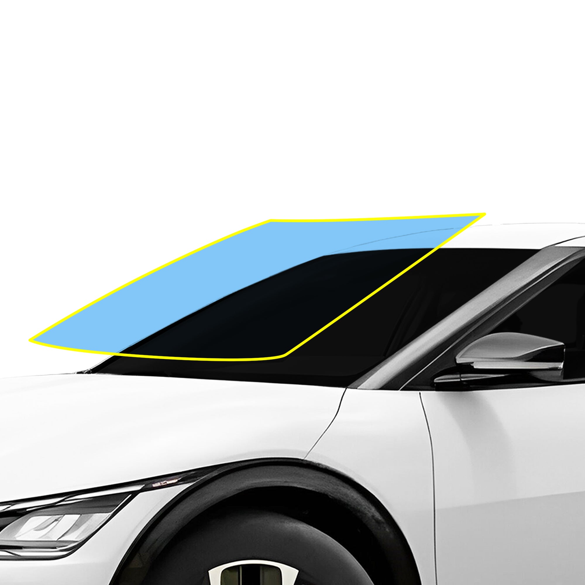 For KIA EV6 2022+ Precut Front Rear Windshield Premium Protection Self ...