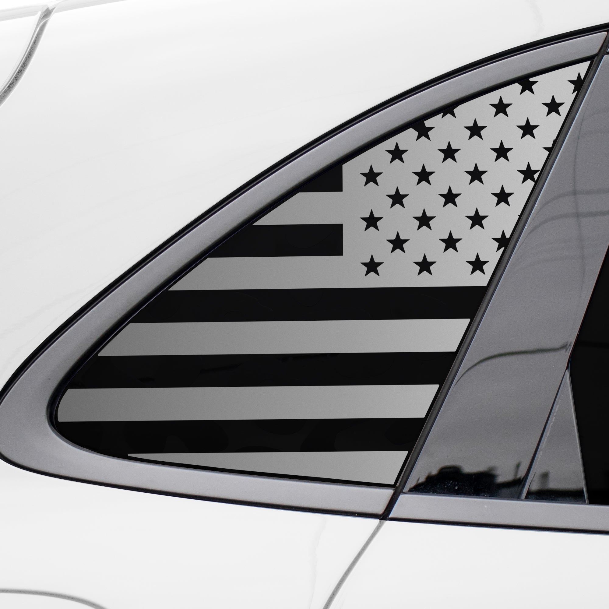 Quarter Window American Flag Vinyl Decal Stickers Fits Porsche Macan 2 ...
