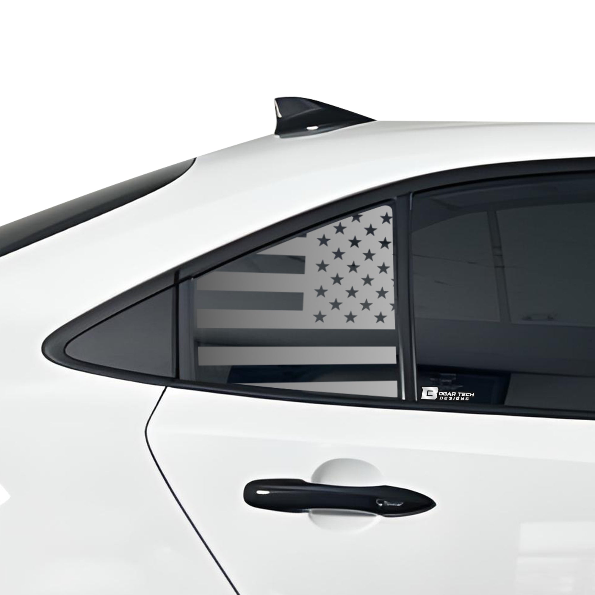 American Flag Quarter Window Decal for Toyota Corolla 2020-2026 – Prec ...