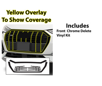 audi grill chrome delete