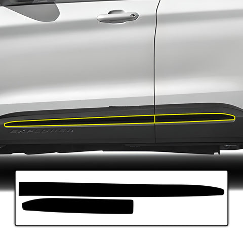 Ford Explorer 2020-2024 Window Trim Blackout Chrome Delete Kit – Precu ...