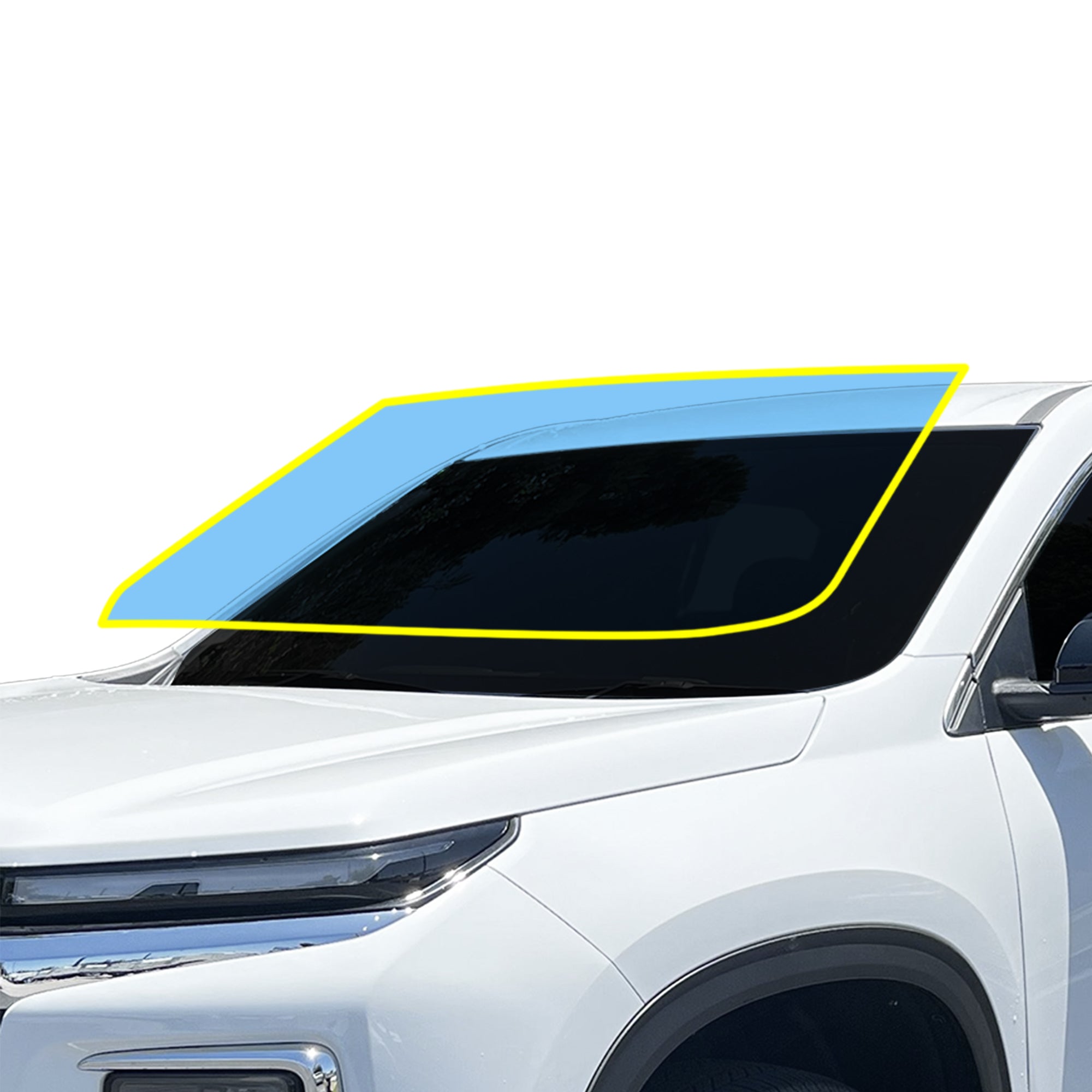 Chevy Traverse 2024–2026 Windshield Protection Film Kit – Precut Clear ...