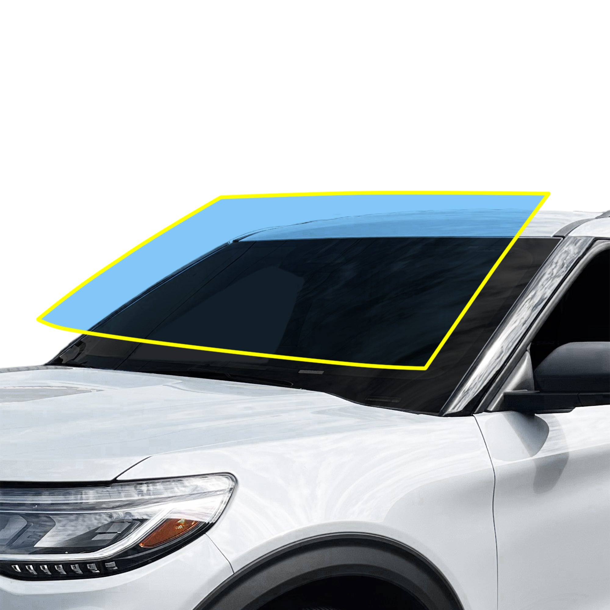 Ford Explorer 2020–2025 Windshield Protection Film Kit – Precut Clear ...