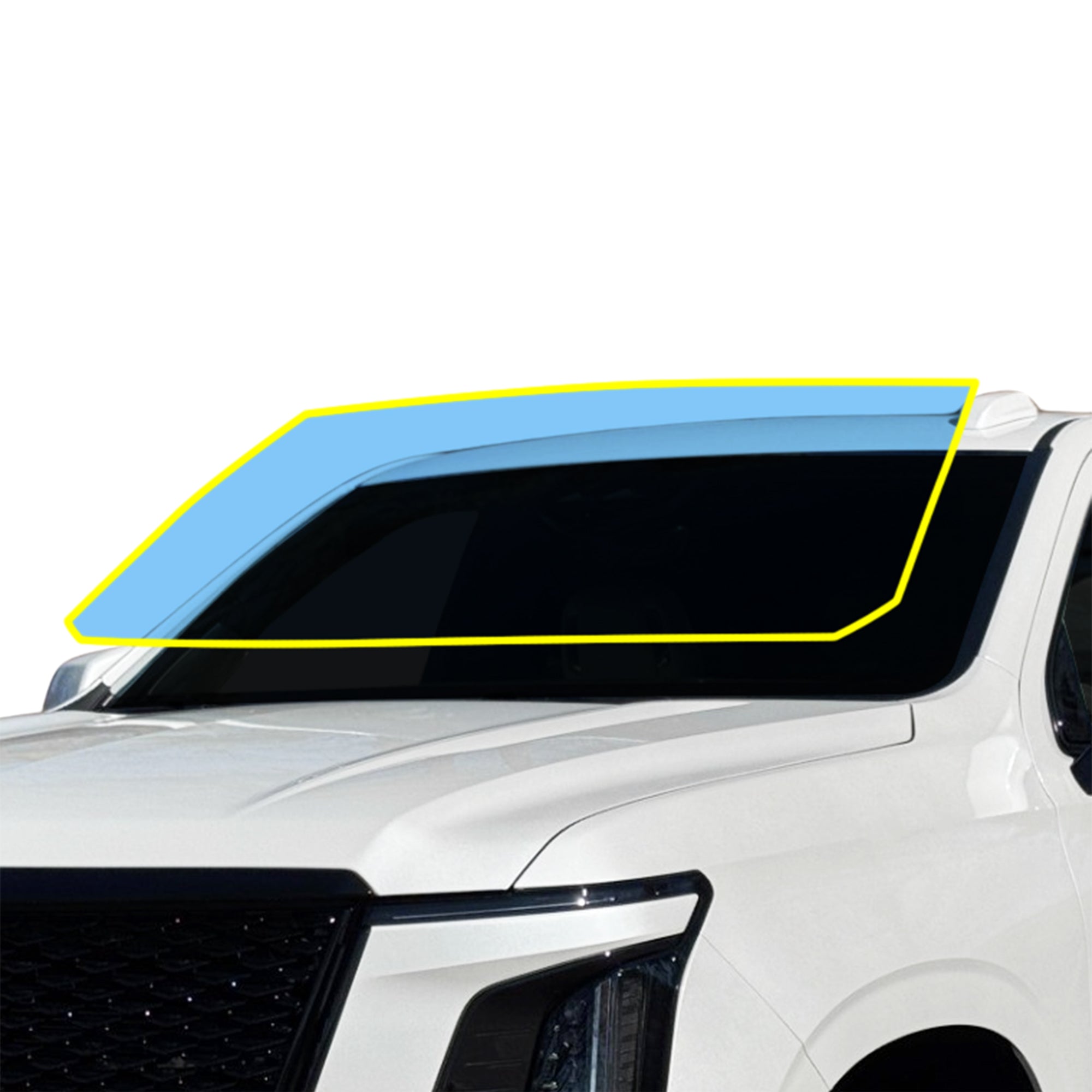 Mercedes Benz EQS SUV 2022–2026 Windshield Protection Film Kit – Precu ...