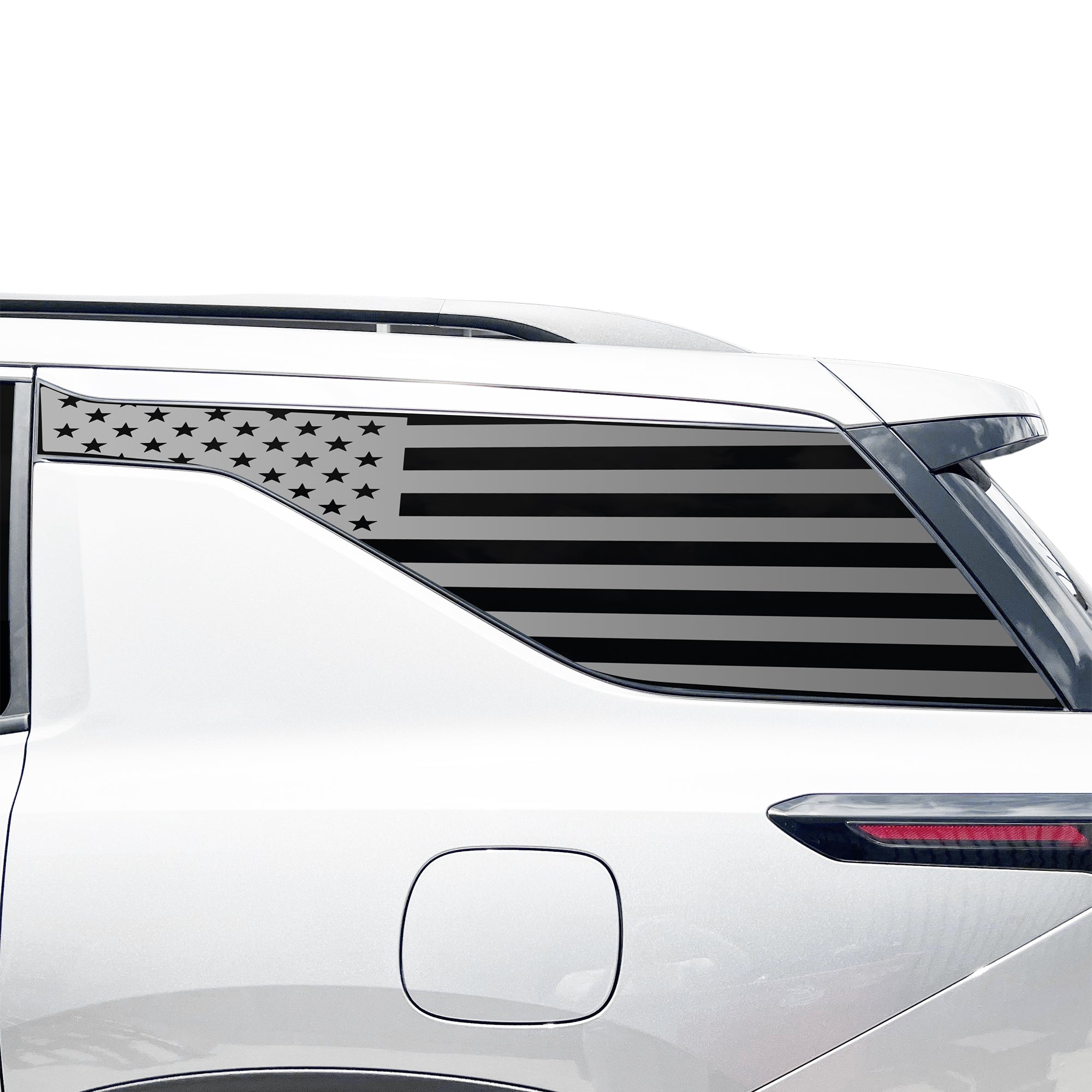 American Flag Quarter Window Decal for Chevy Traverse 2024-2026 – Prec ...