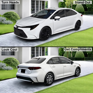 Toyota Corolla 2020–2026 Dark Smoke Headlight & Taillight Tint Kit – P ...