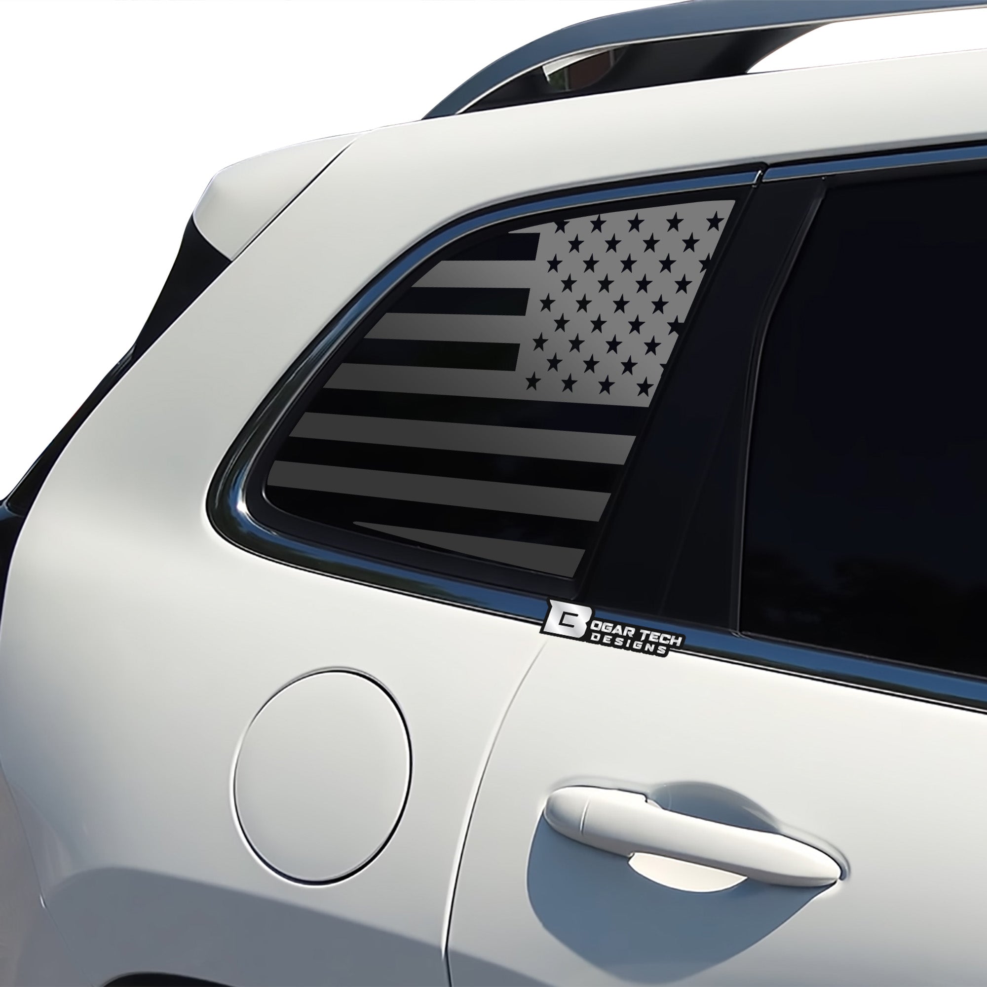 American Flag Car Window Decals Cherokee | Bogar Tech Designs LLC