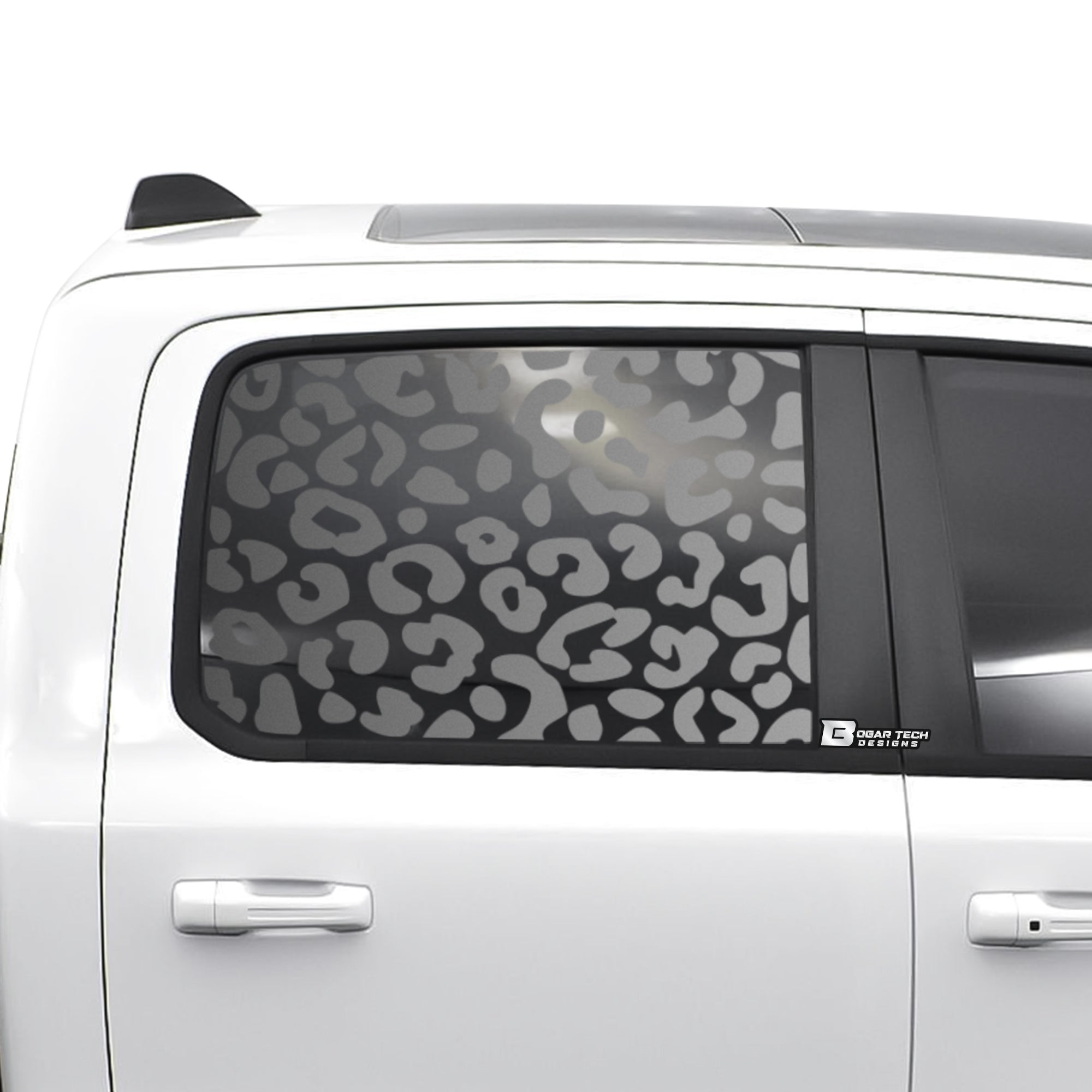 Animal Leopard Paw Heart Window Vinyl Decal Stickers Fits Dodge Ram 20 ...