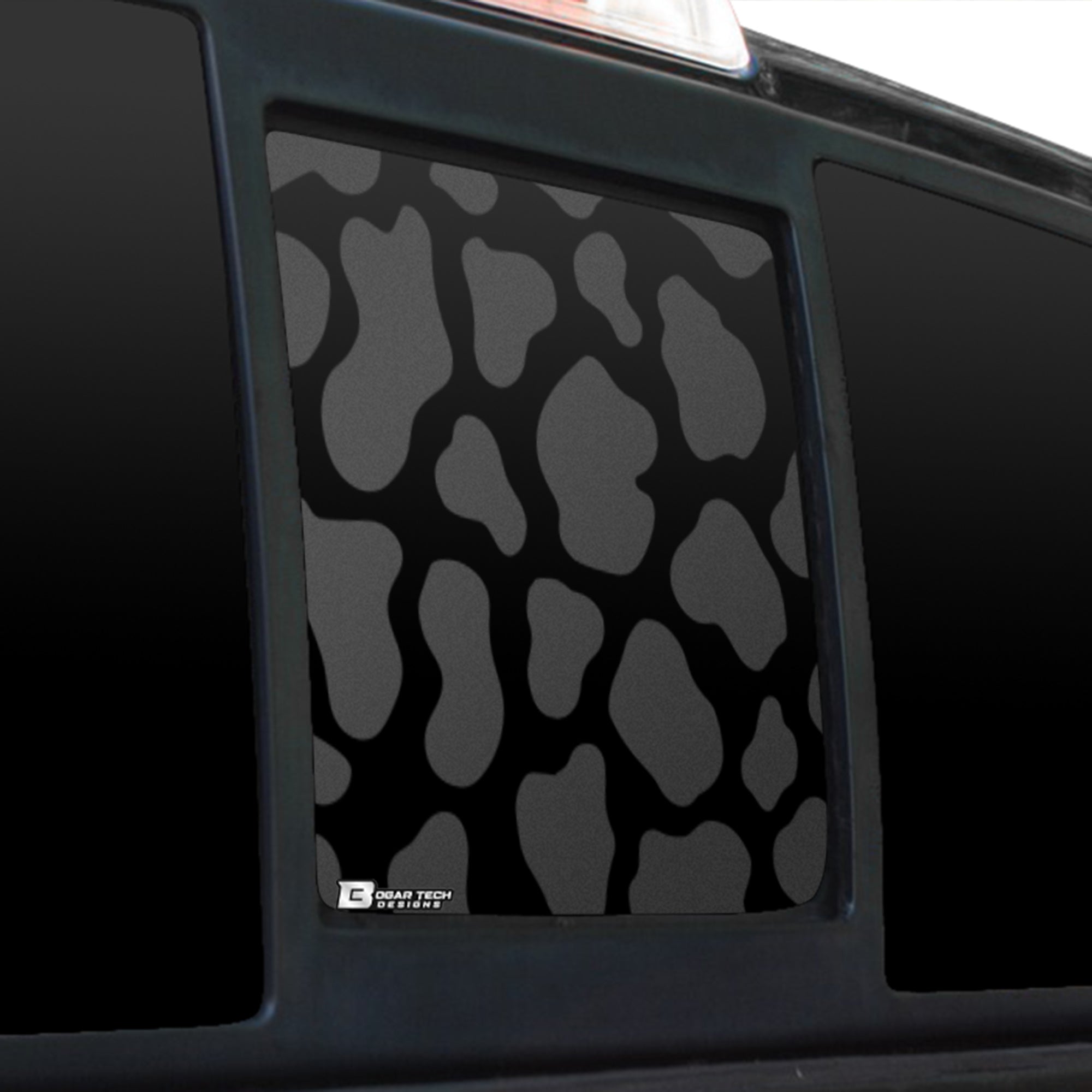 Precut Rear Middle Window Cow Print Vinyl Decal Fits Ford F150 2004-20 ...