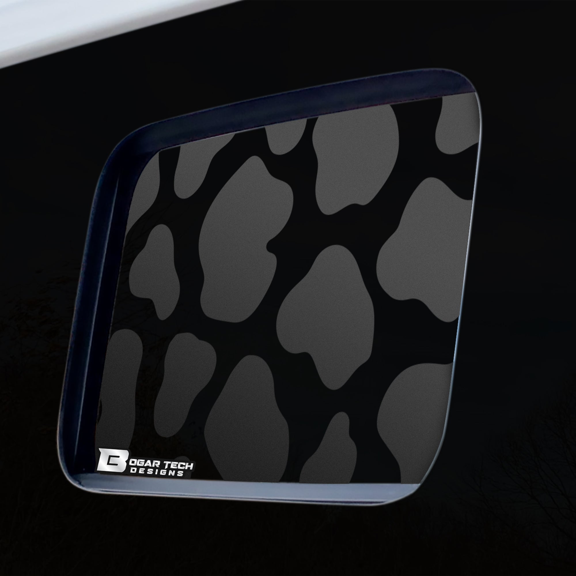 Precut Animal Cow Print Rear Window Fuel Door Decal Stickers Fits Jeep ...