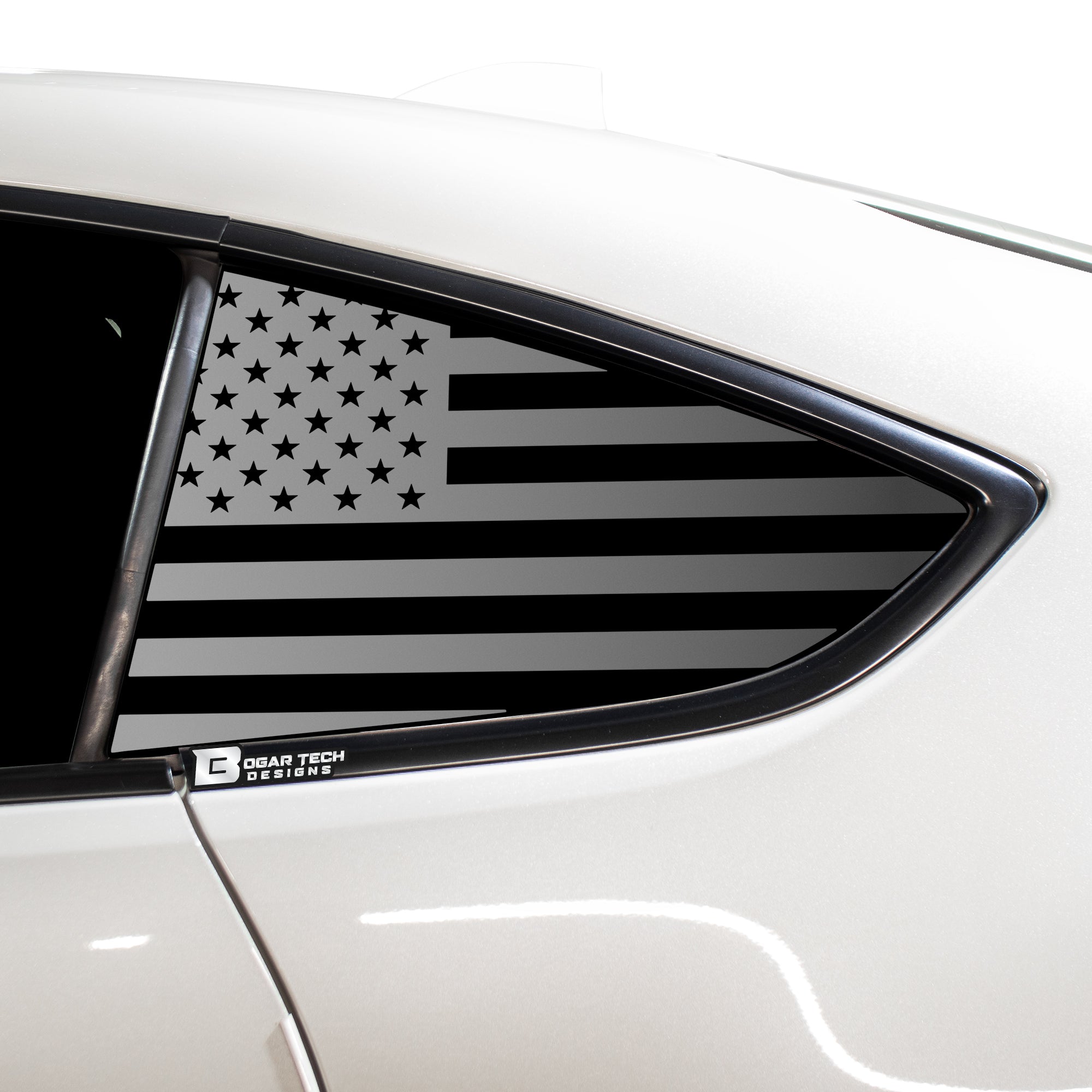 American Flag Rear Side Quarter Window Precut Decal Stickers Fits Toyo ...