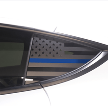 American Flag Quarter Window Decal for Tesla Model Y – Precut Matte Bl ...