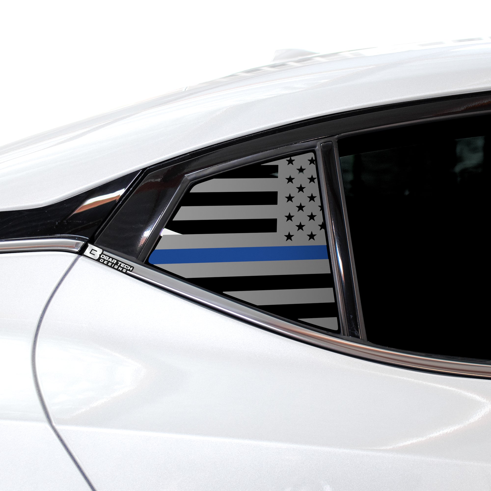 American Flag Car Window Decals Nissan | Bogar Tech Designs
