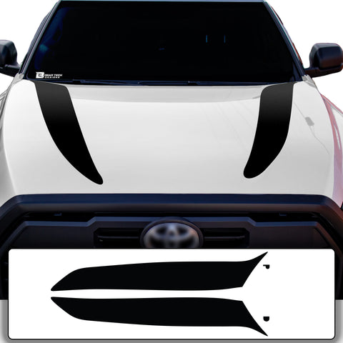 Hood Cover Blackout Vinyl Decal Sticker Overlay Film Fits Toyota Tundr ...